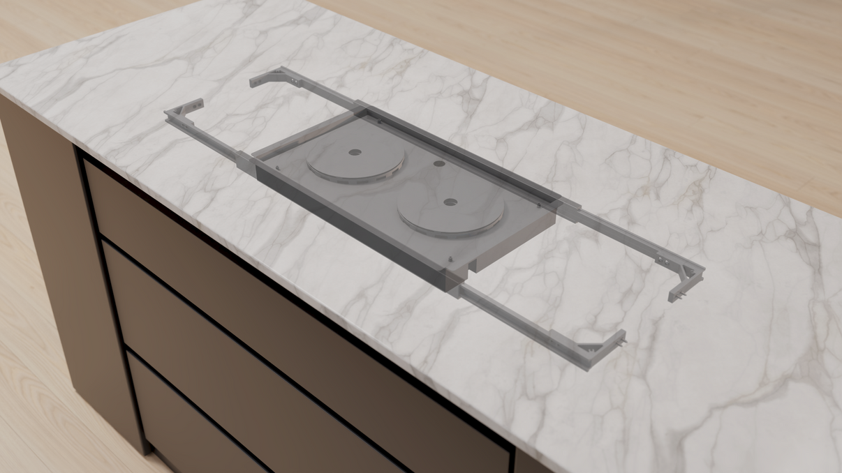 2 Burner Invisible cooktop – Invisible Induction