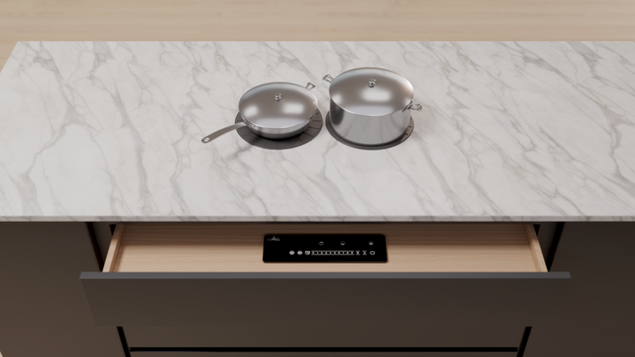2 Burner Invisible cooktop – Invisible Induction