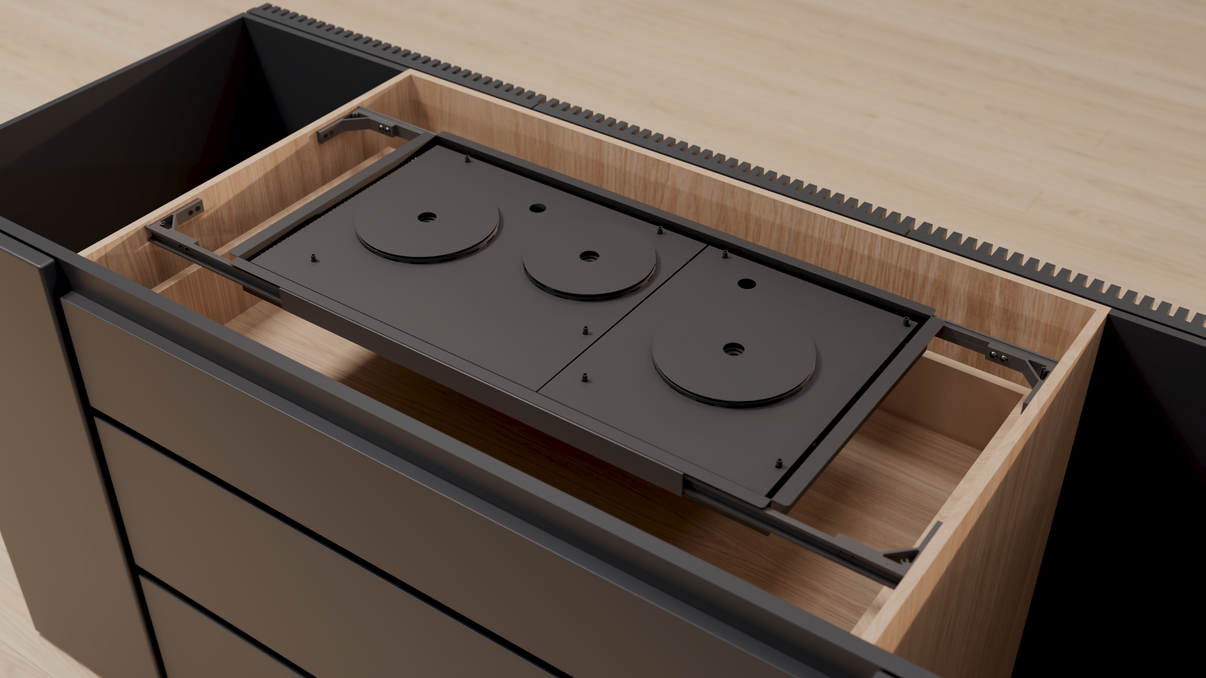 3 Burner Invisible Cooktop – Invisible Induction